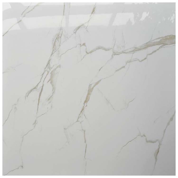 White Polished Porcelain Floor Tiles,Size: 600 x 600mm,Model: HS615GN ...