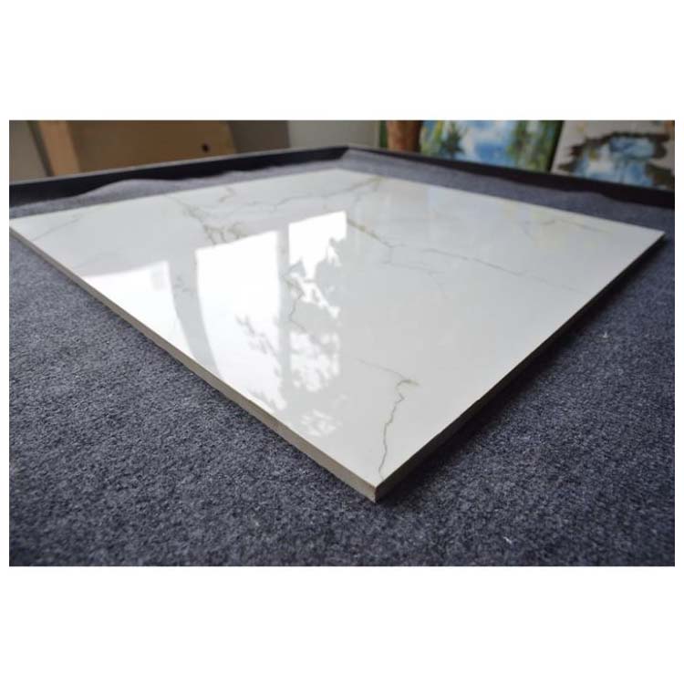 White Polished Porcelain Floor Tiles,Size: 600 x 600mm,Model: HS615GN ...