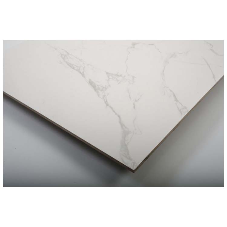 White Polished Ceramic Floor Tiles Size 600 X 600mm Model Hyh6039